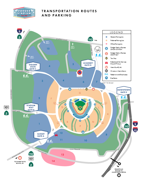 Dodger Stadium parking and transportation, 2015 – Dodger Thoughts