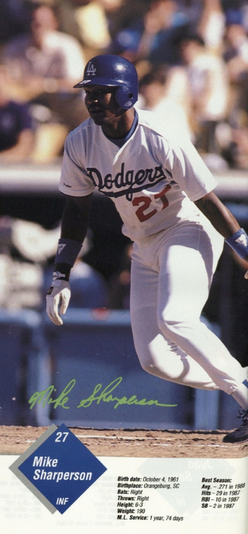 Remembering Mike Sharperson, 1961-1996 – Dodger Thoughts