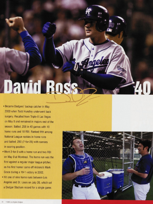 David Ross’ long journey began with the Dodgers – Dodger Thoughts